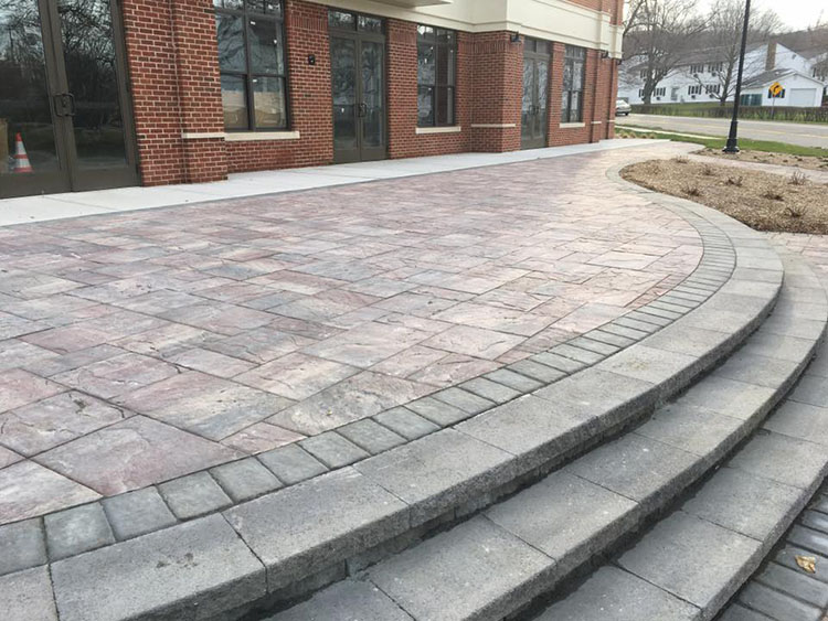 Cambridge Pavers Color Chart Circle SHERWOOD LEDGESTONE 3pc. DESIGN